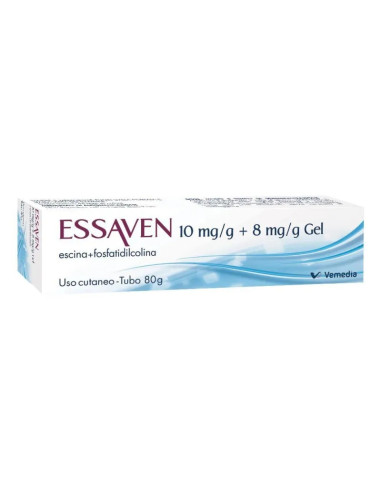 Essaven gel per insufficienza venosa e fragilità capillare 10mg + 8mg 80g
